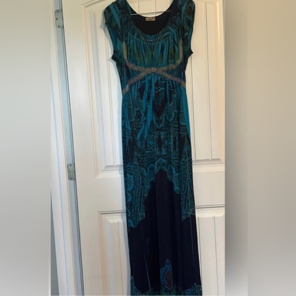 ONE WORLD | Dresses | One World Live Let Live Boho Maxi Dress Size ...